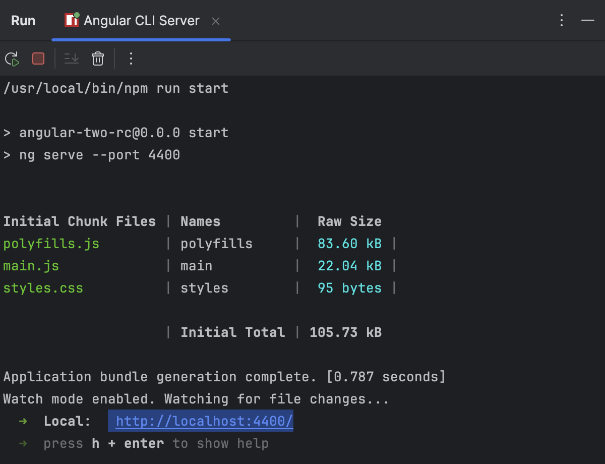 Run And Debug Angular Applications Intellij Idea Documentation