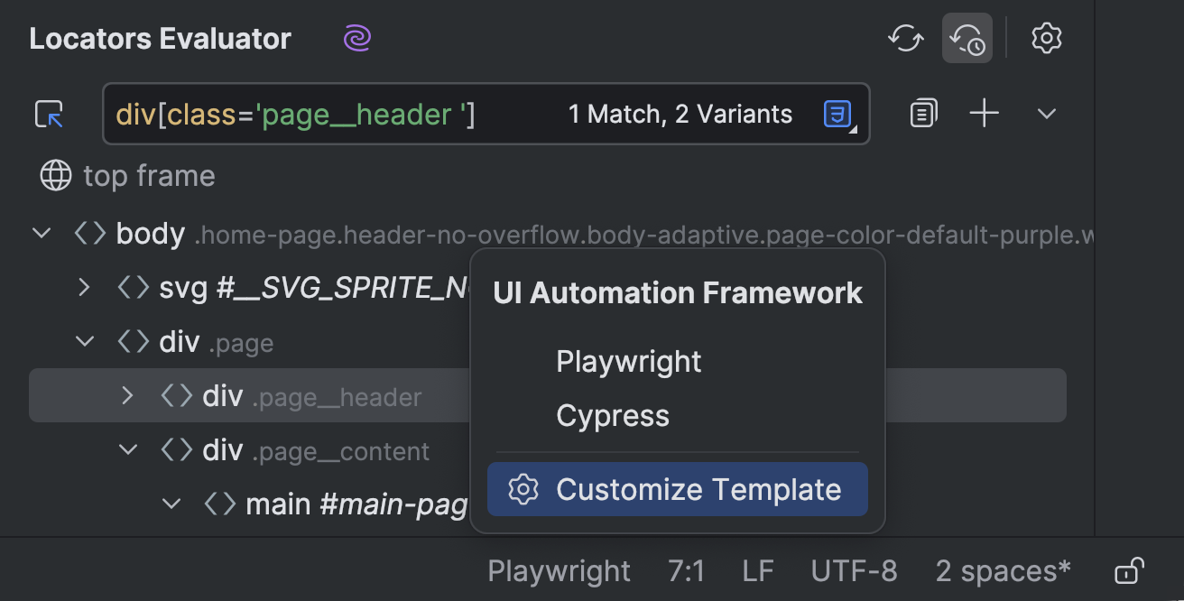 Playwright | IntelliJ IDEA Documentation