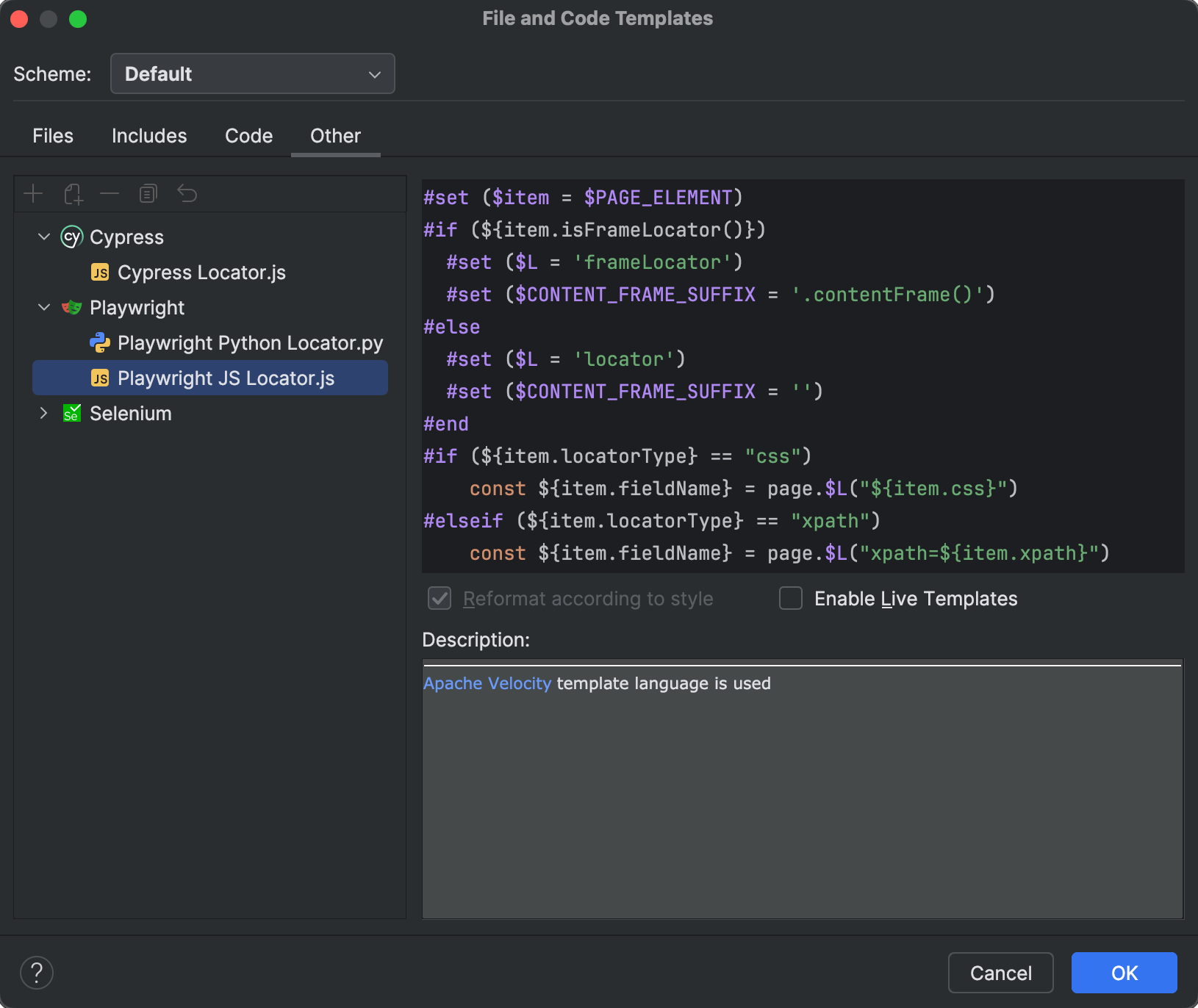 Cypress | PyCharm Documentation