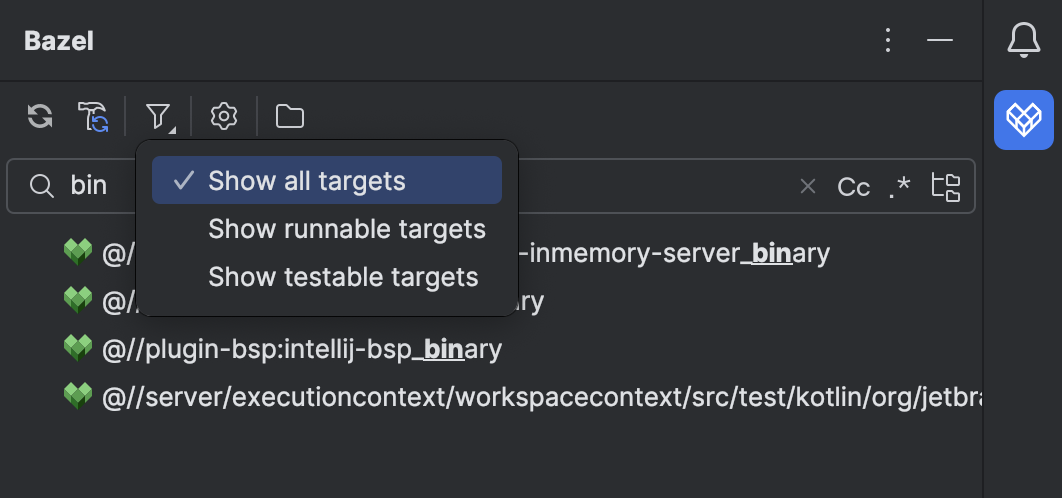 Bazel | IntelliJ IDEA Documentation