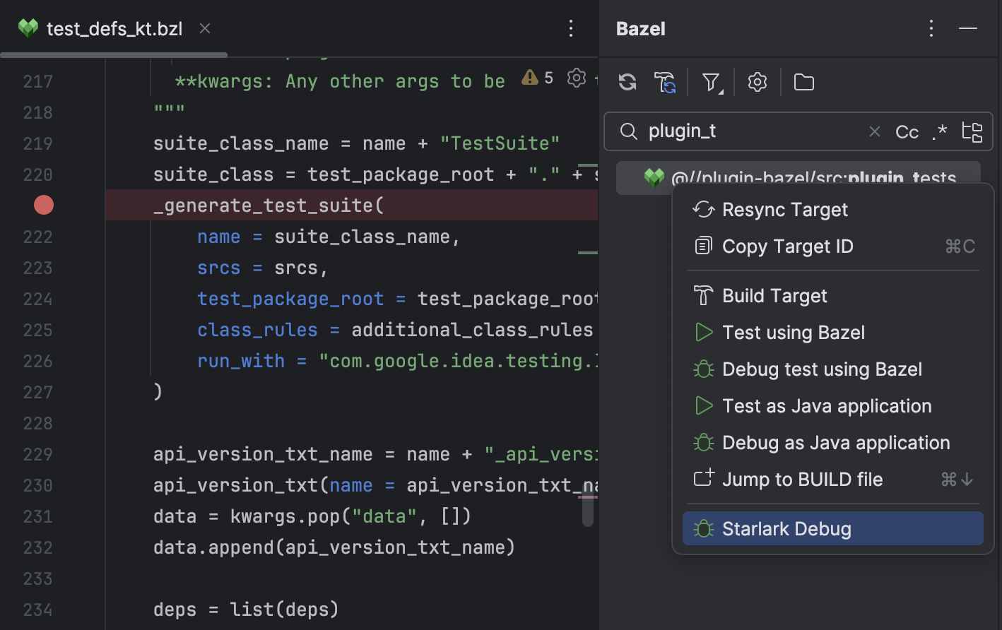 Bazel | IntelliJ IDEA Documentation