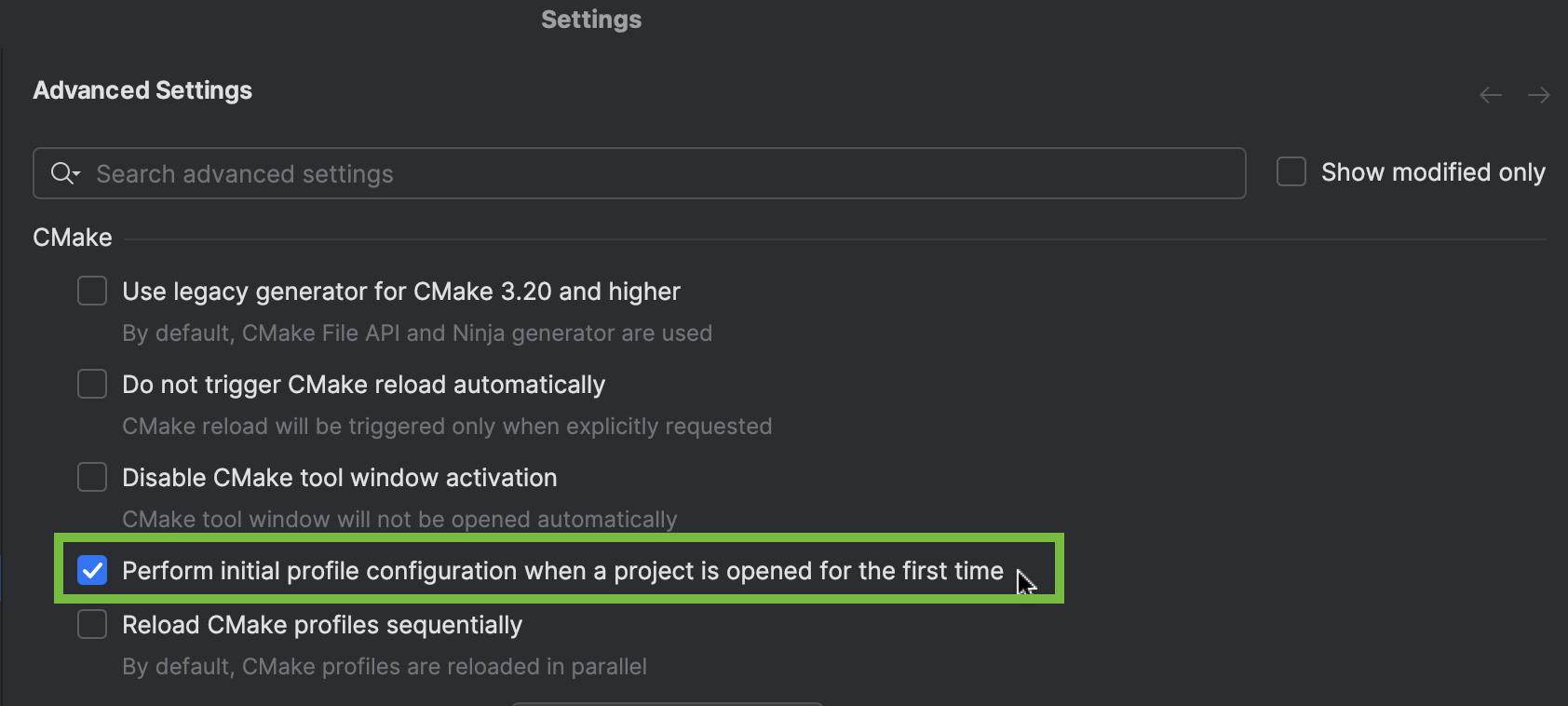 创建/打开 CMake 项目 | CLion 文档