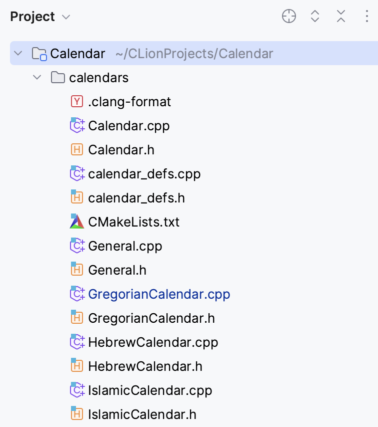 File nesting rules | CLion Documentation