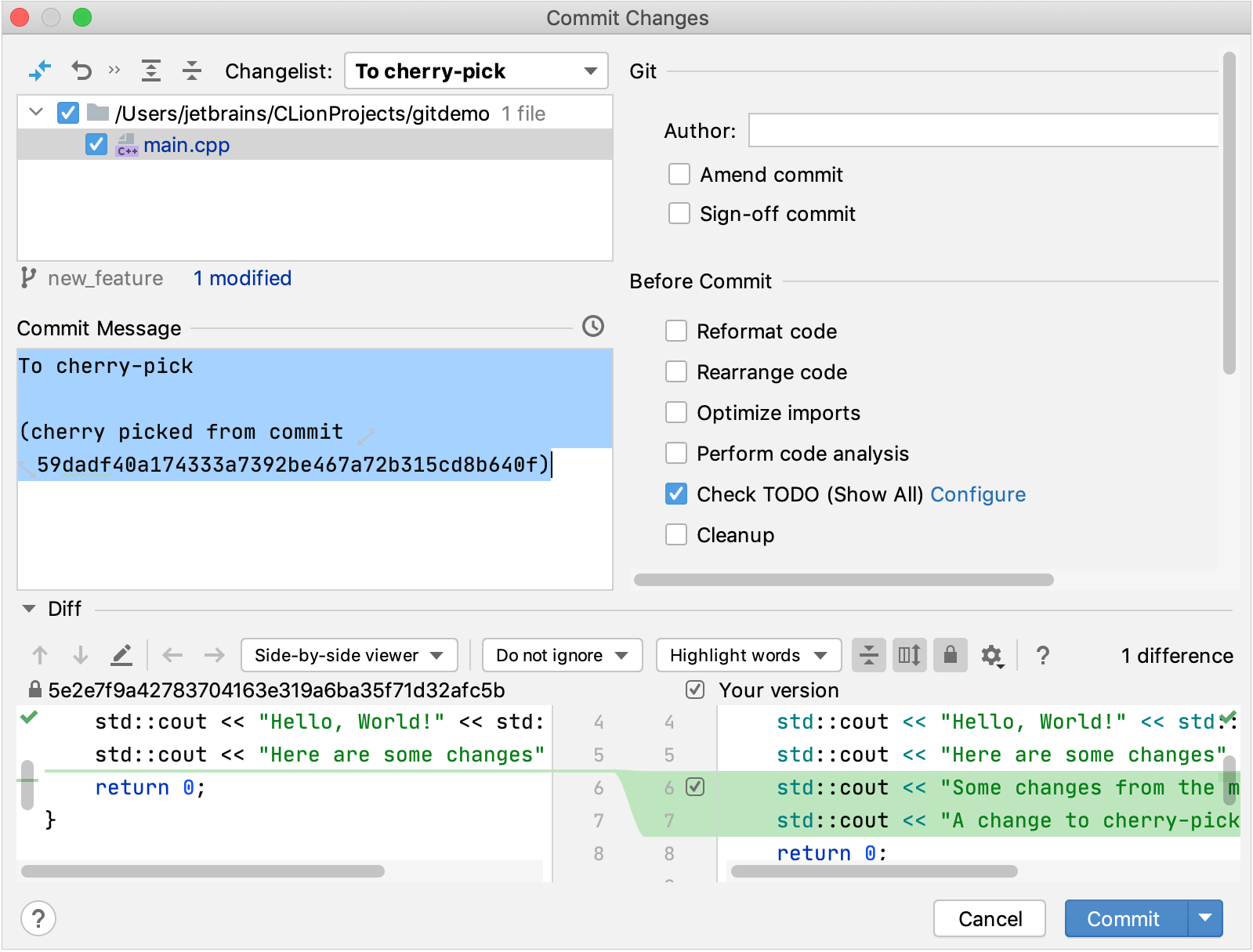 Tutorial: Getting started with Git in CLion | CLion Documentation