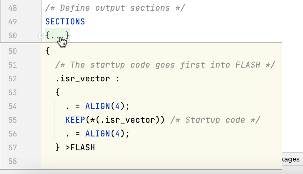 Linker scripts | CLion Documentation