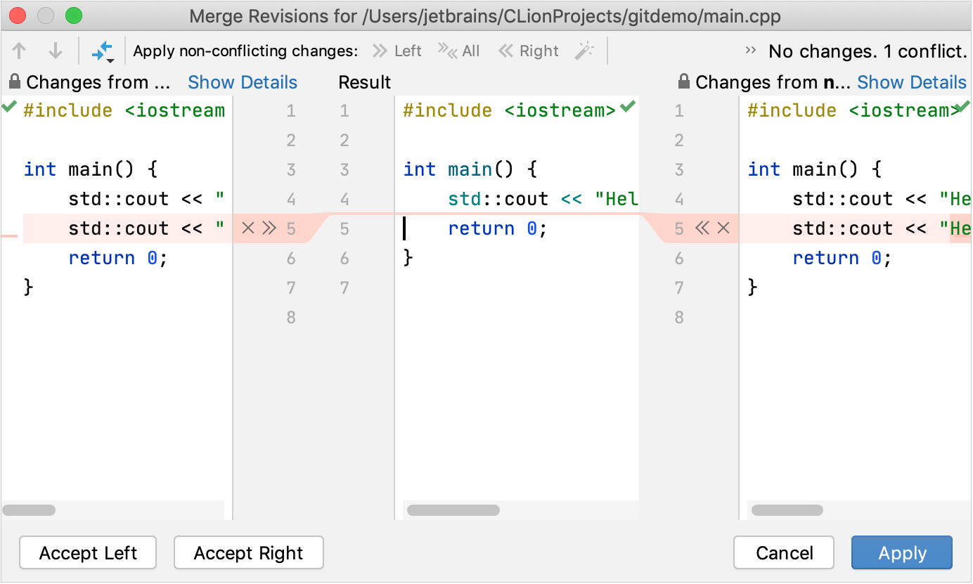 Tutorial: Getting started with Git in CLion | CLion Documentation