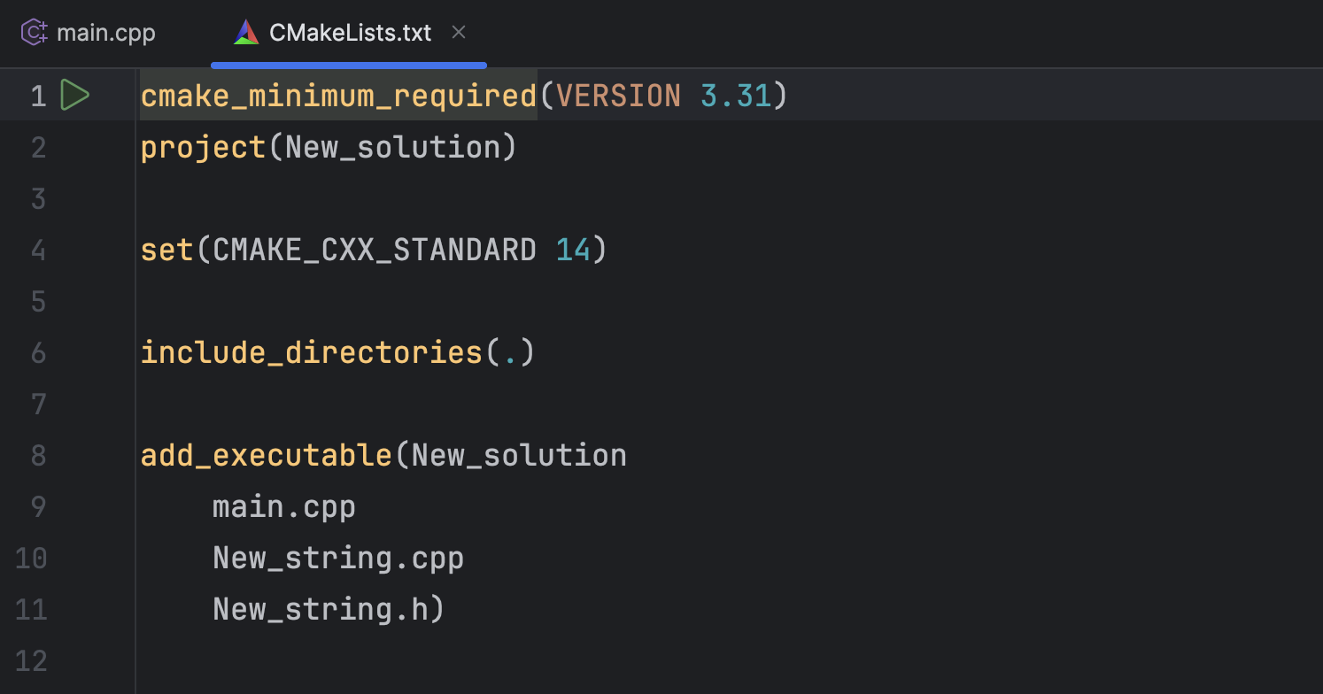 创建/打开 CMake 项目 | CLion 文档