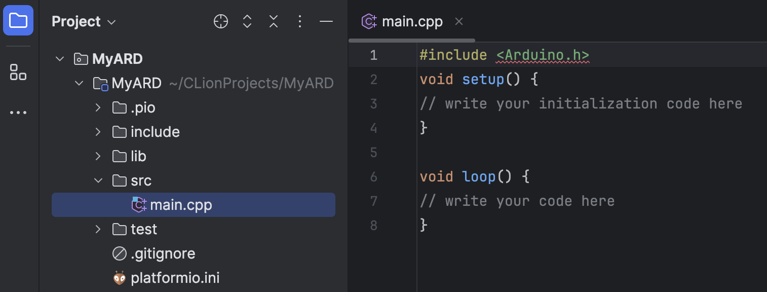 PlatformIO | CLion 文档