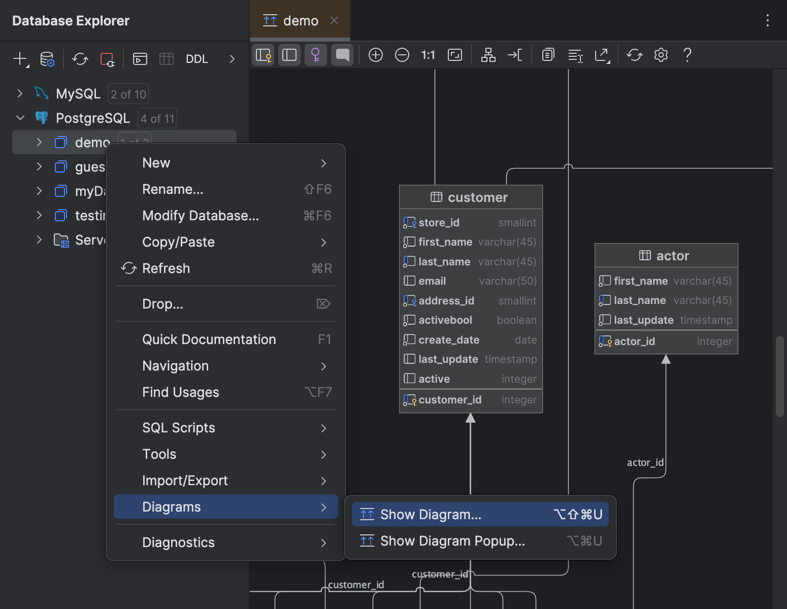Databases | DataGrip Documentation