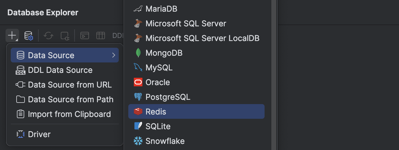 Create Redis data source for Azure Cache for Redis | DataGrip Documentation
