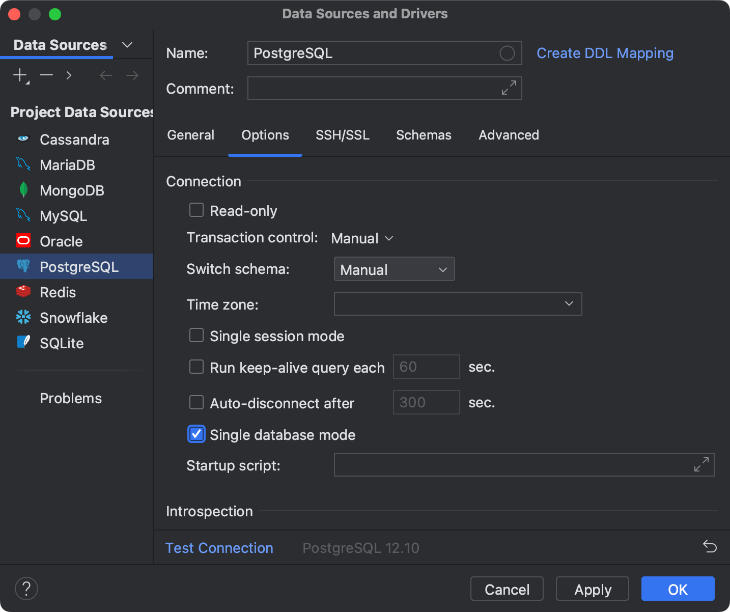 配置连接 | IntelliJ IDEA 文档
