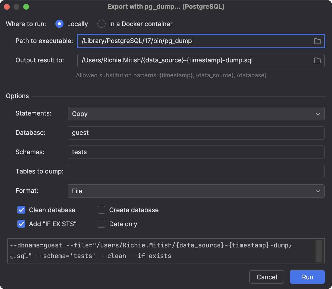 Export | CLion Documentation