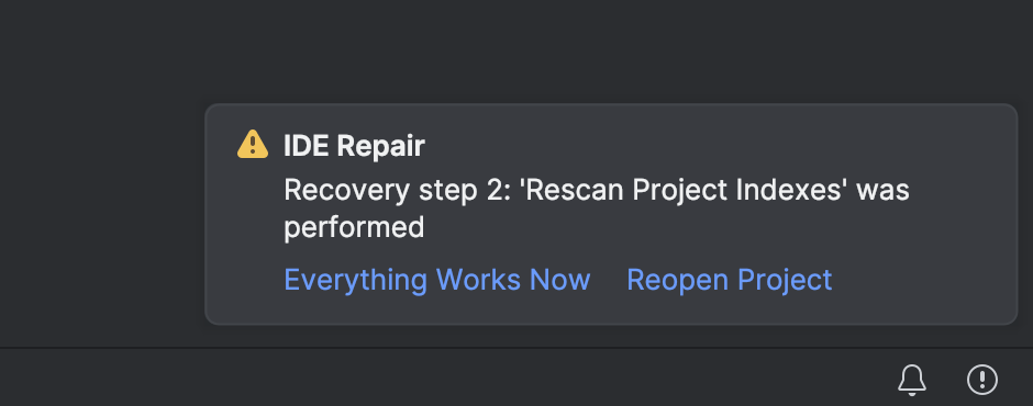 Repair IDE | DataGrip Documentation