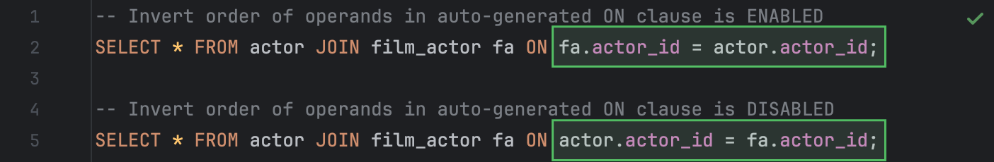 Code completion | DataGrip Documentation