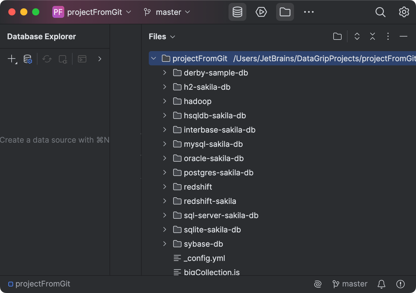 设置 Git 仓库 | DataGrip 文档