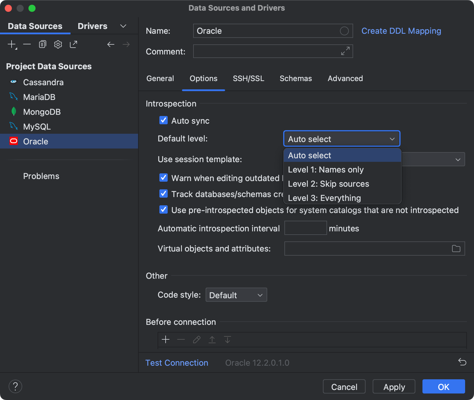 Introspection levels | IntelliJ IDEA Documentation