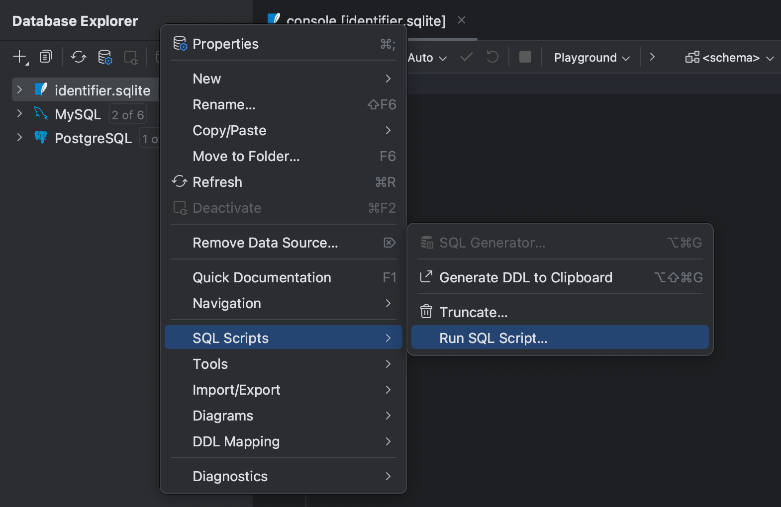 Import | DataGrip 文档