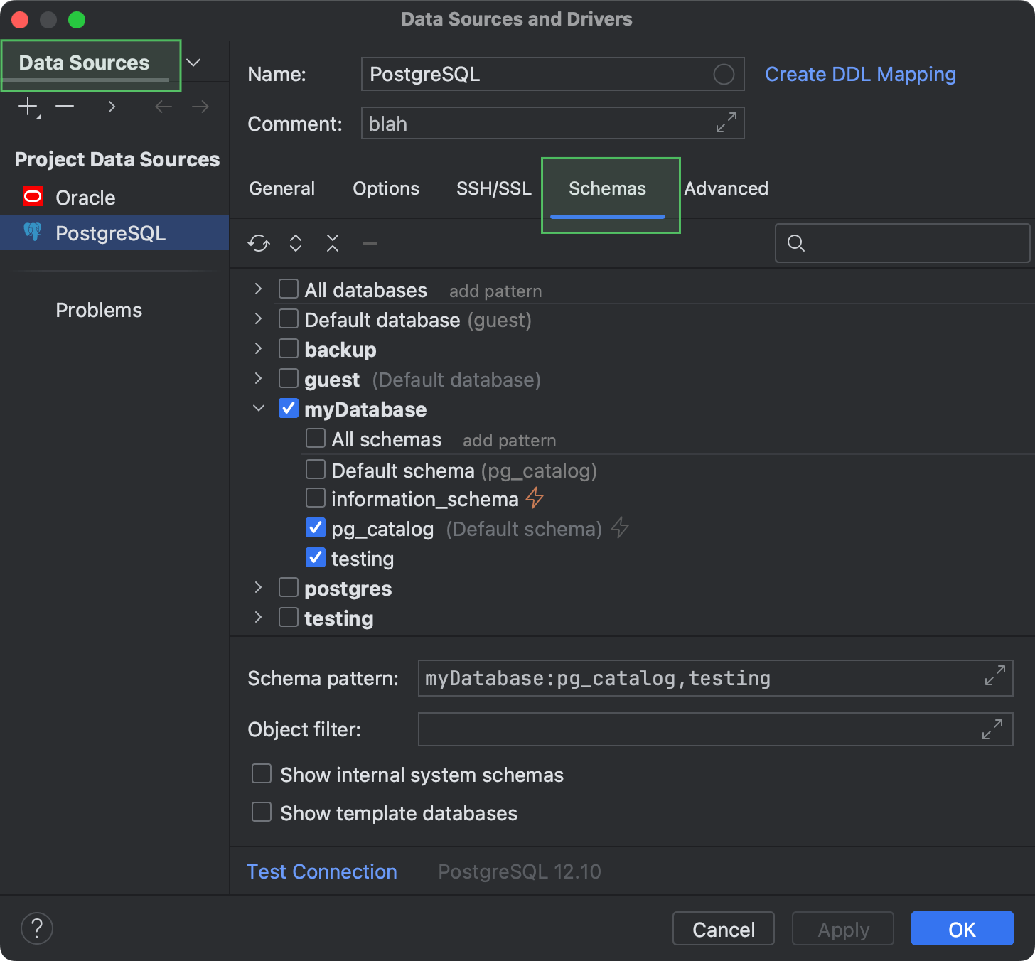 Metadata and introspection | DataGrip Documentation