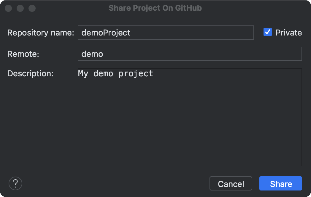 Manage projects hosted on GitHub | DataGrip Documentation