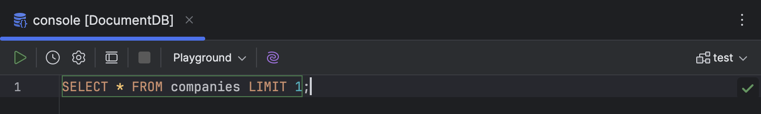 SQL for MongoDB | DataGrip Documentation
