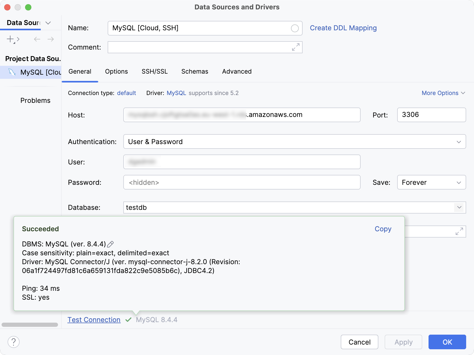 Connect To A Database With Ssh Datagrip Documentation 7210