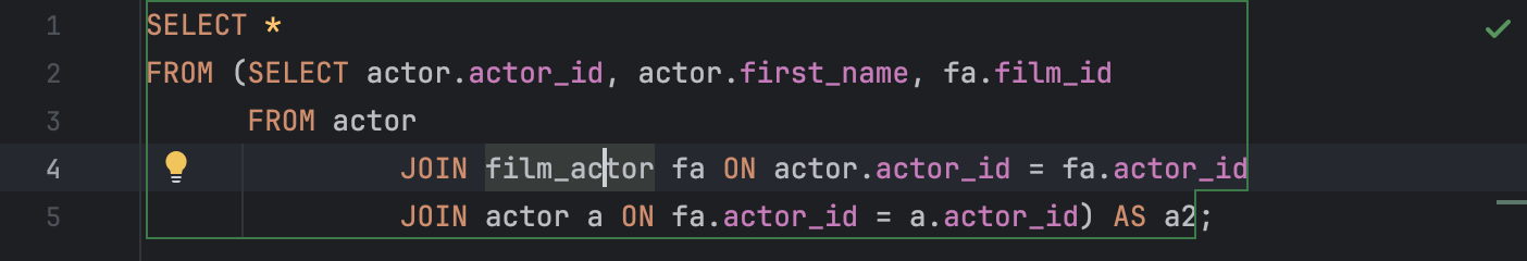 Code reference information | DataGrip Documentation