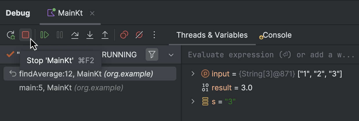 Tutorial: Debug your first Kotlin application | IntelliJ IDEA Documentation