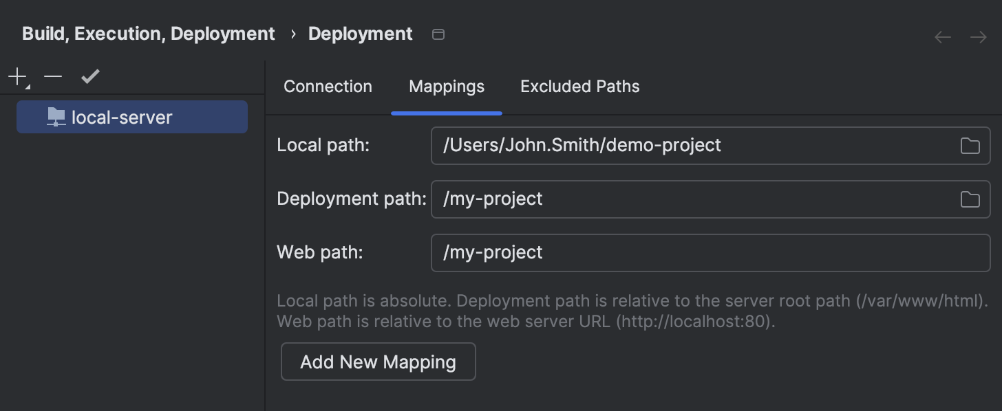 Create A Local Server Configuration Phpstorm Documentation