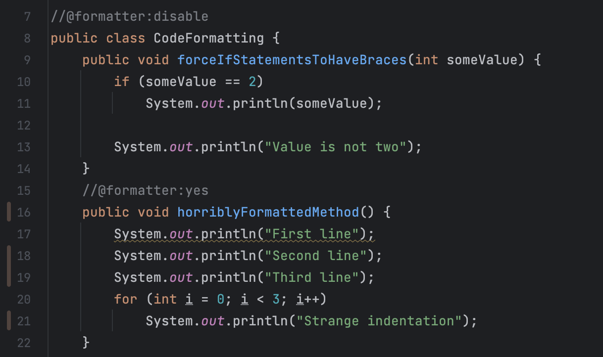 Code Style | IntelliJ IDEA Documentation