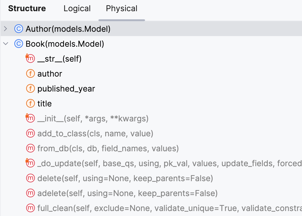 View source file structure | PyCharm Documentation