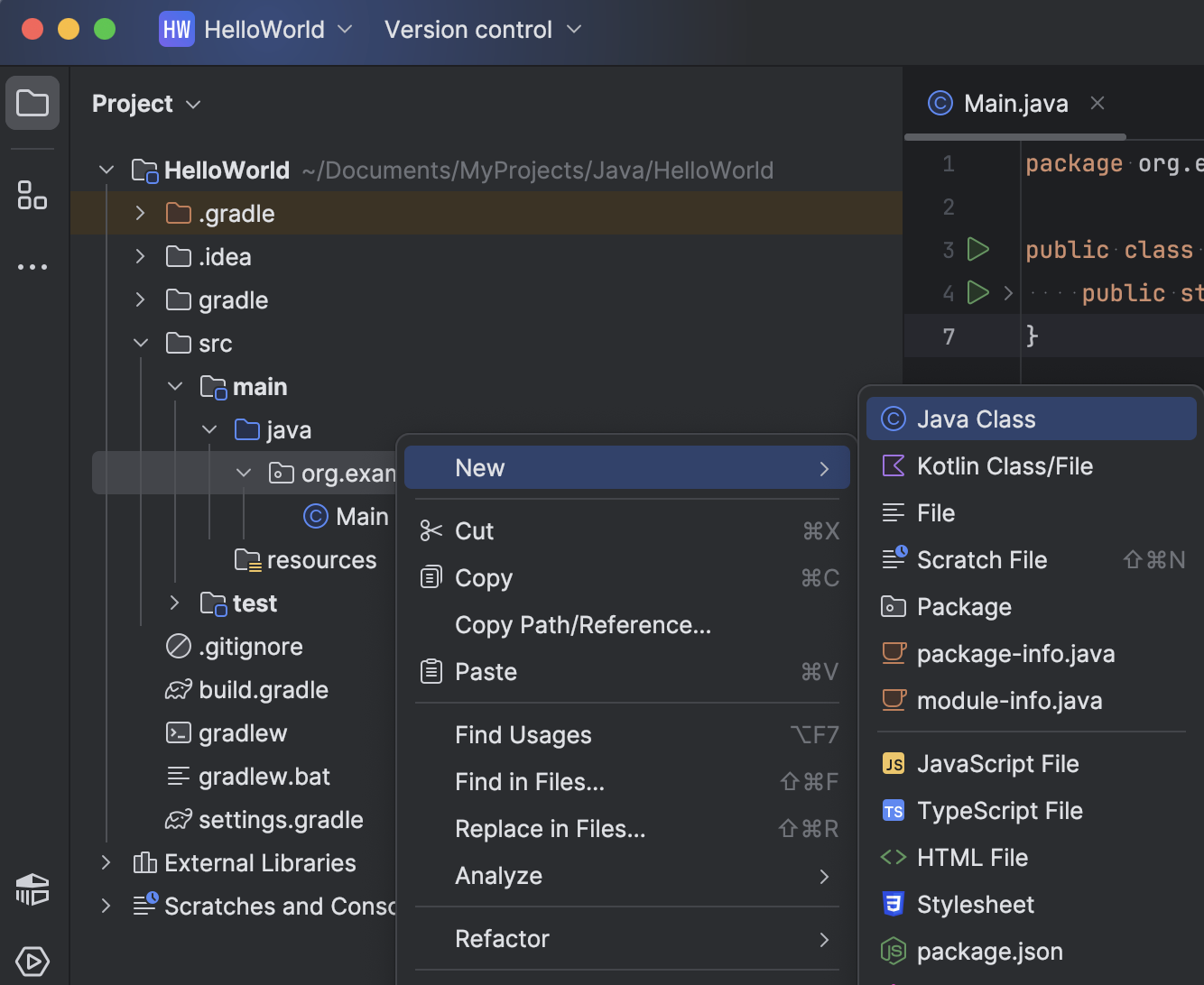 File templates | IntelliJ IDEA Documentation