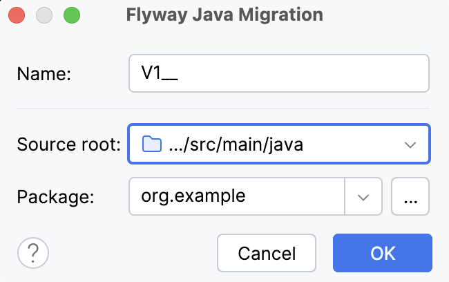 Flyway | IntelliJ IDEA Documentation