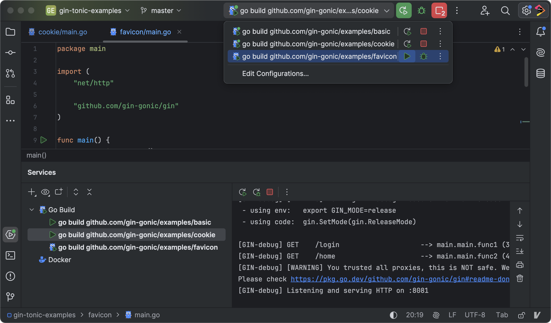 Running | GoLand Documentation