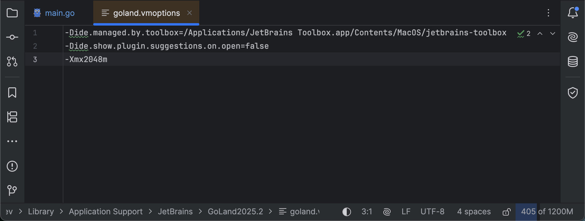 Performance tuning tips | GoLand Documentation