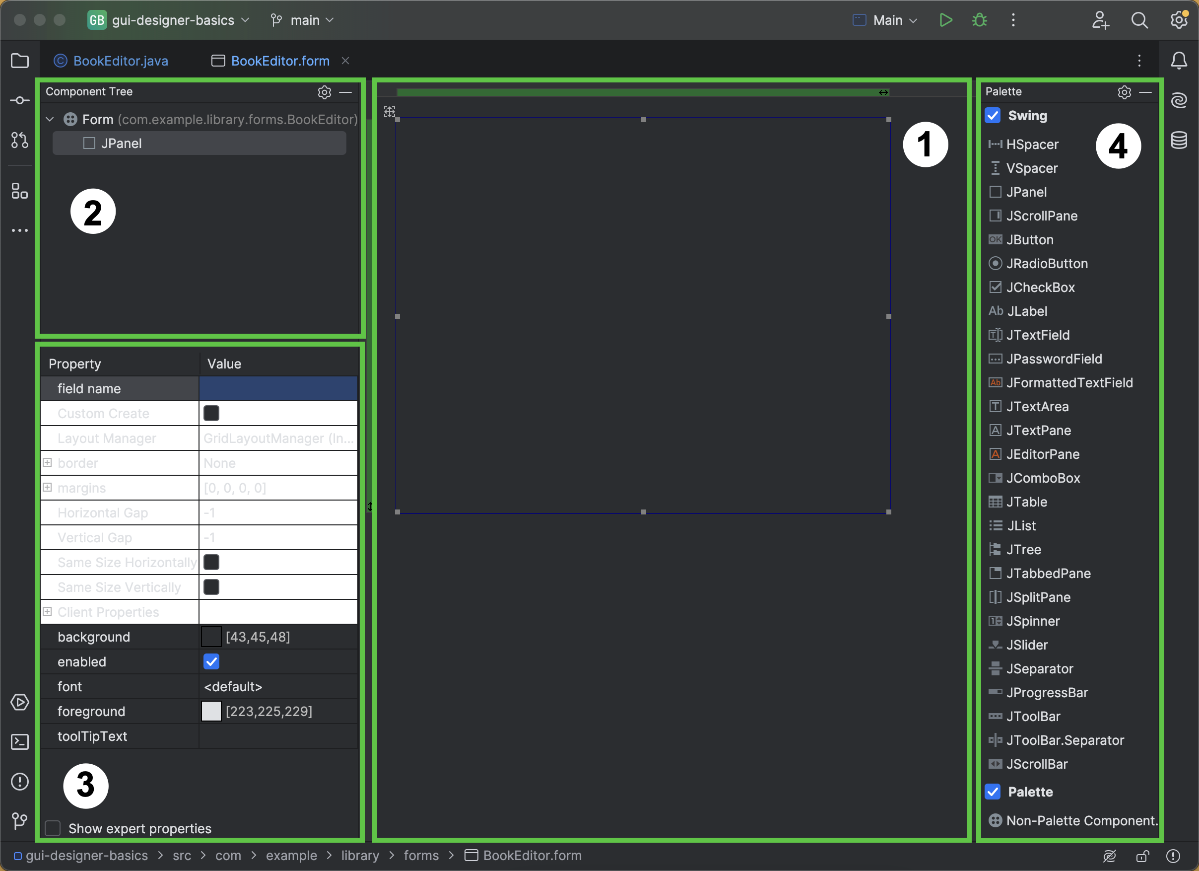 教程：使用 Swing 构建用户界面 | IntelliJ IDEA 文档