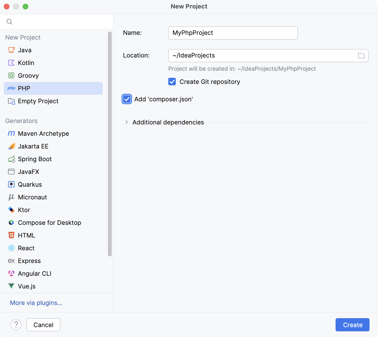 PHP | IntelliJ IDEA 文档