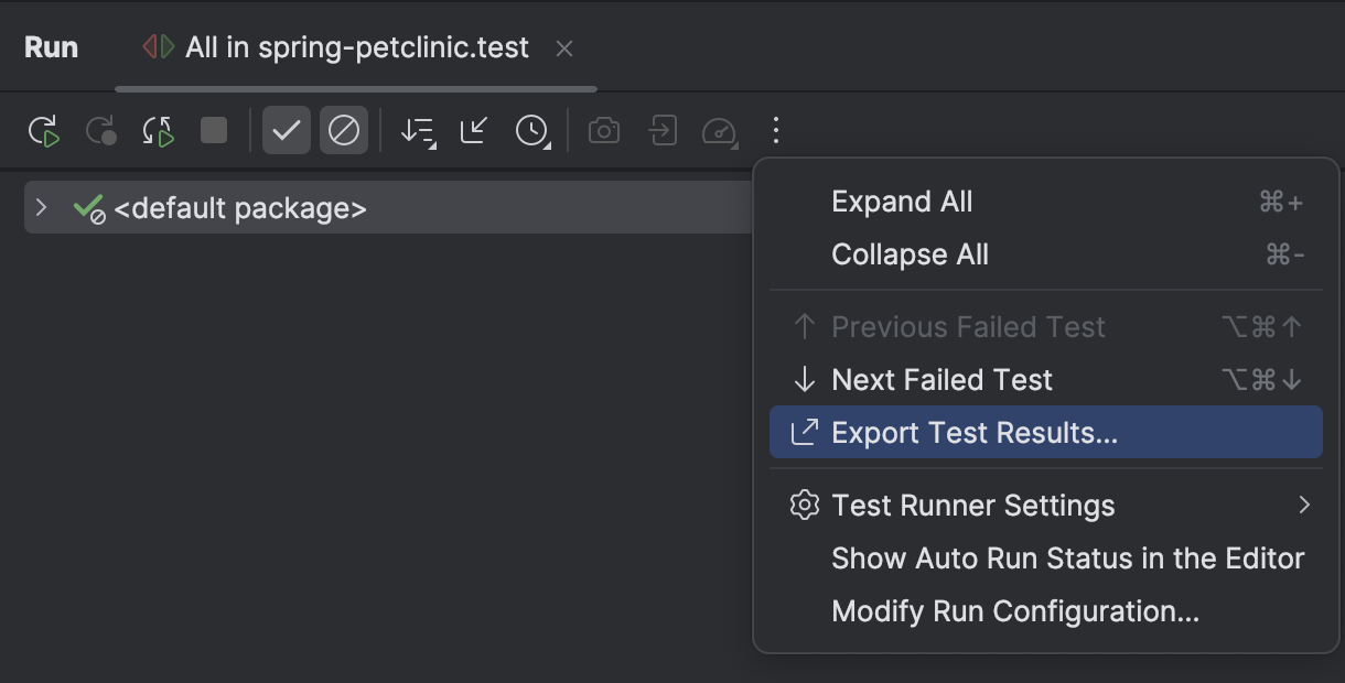 探索测试结果 | IntelliJ IDEA 文档