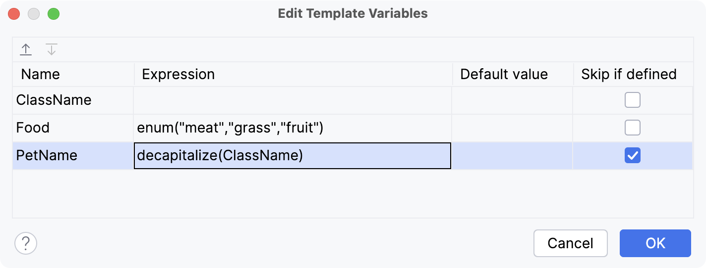 Tutorial Create A Live Template With Variables And Functions Intellij Idea Documentation 2723