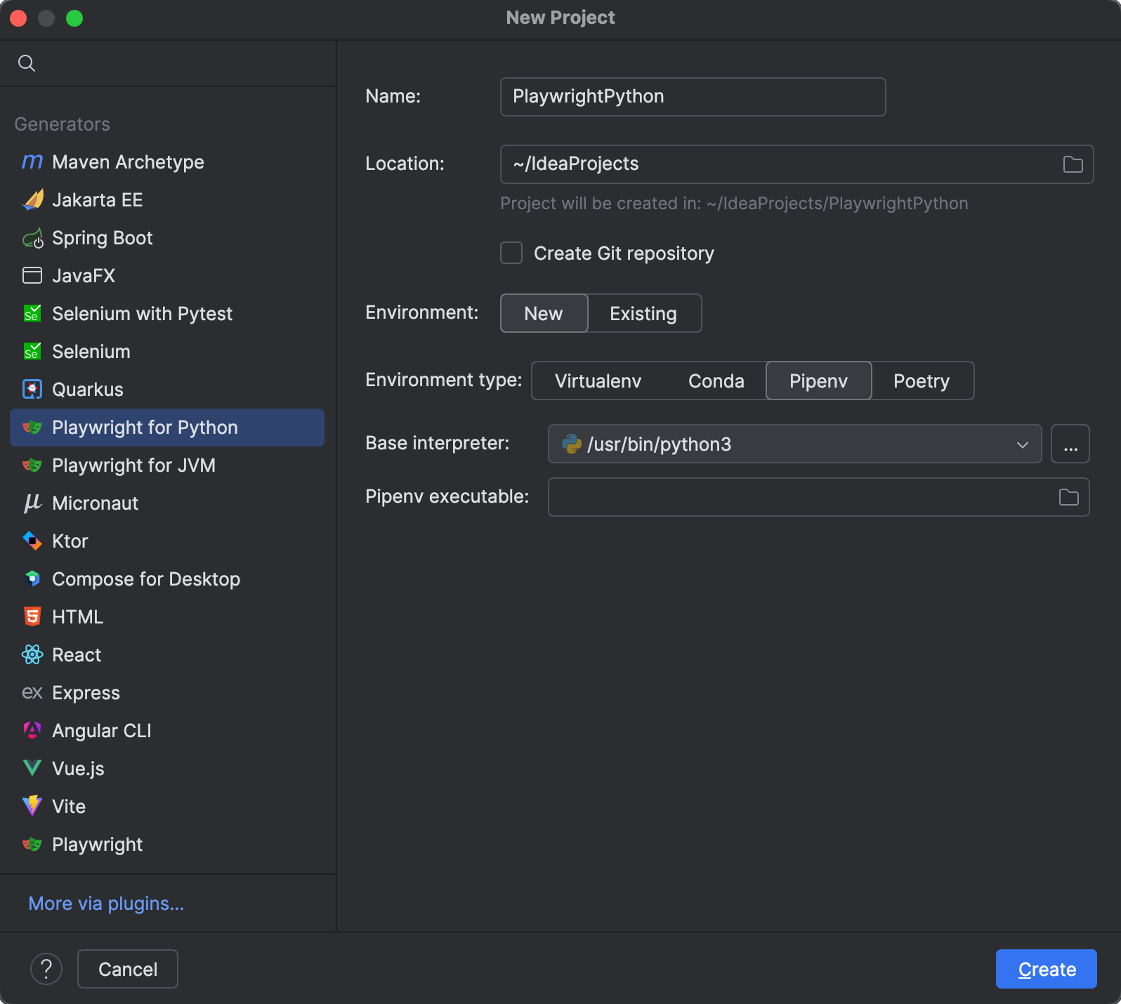 Playwright | IntelliJ IDEA Documentation