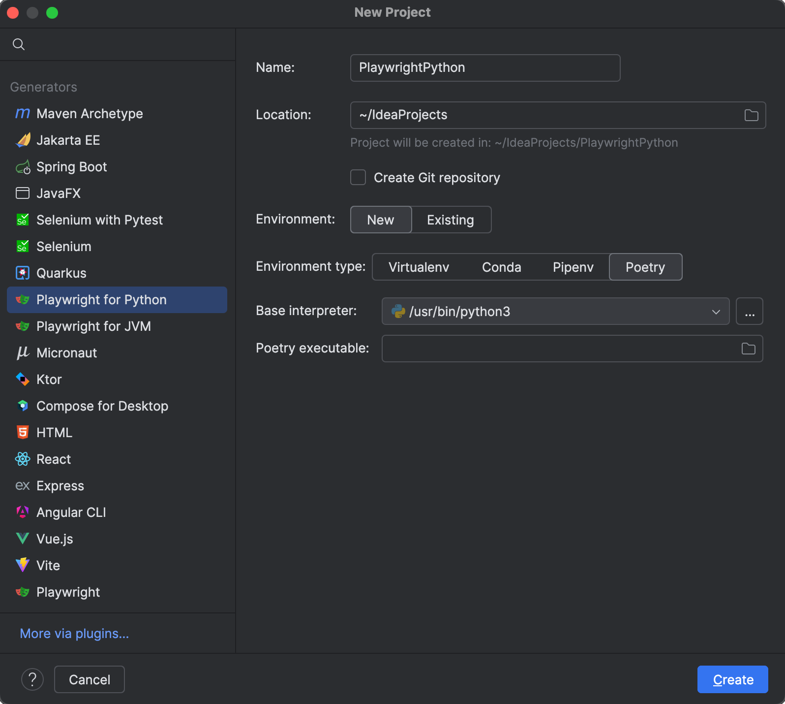 Playwright | IntelliJ IDEA Documentation