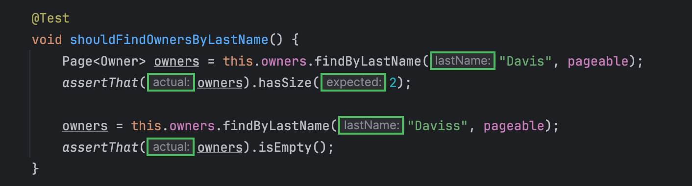 Inlay hints | IntelliJ IDEA Documentation
