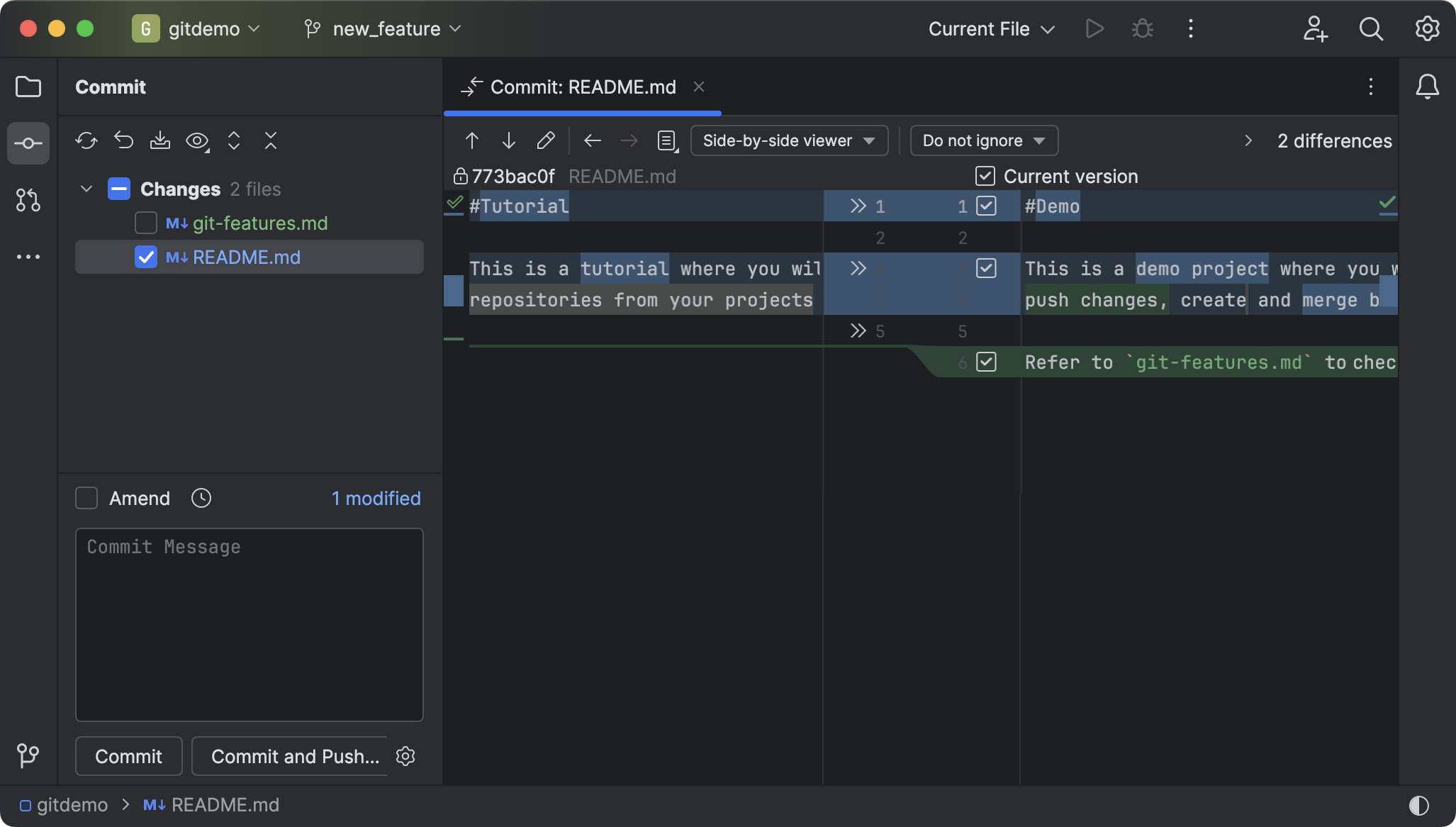 Tutorial: Getting started with Git in WebStorm | WebStorm Documentation