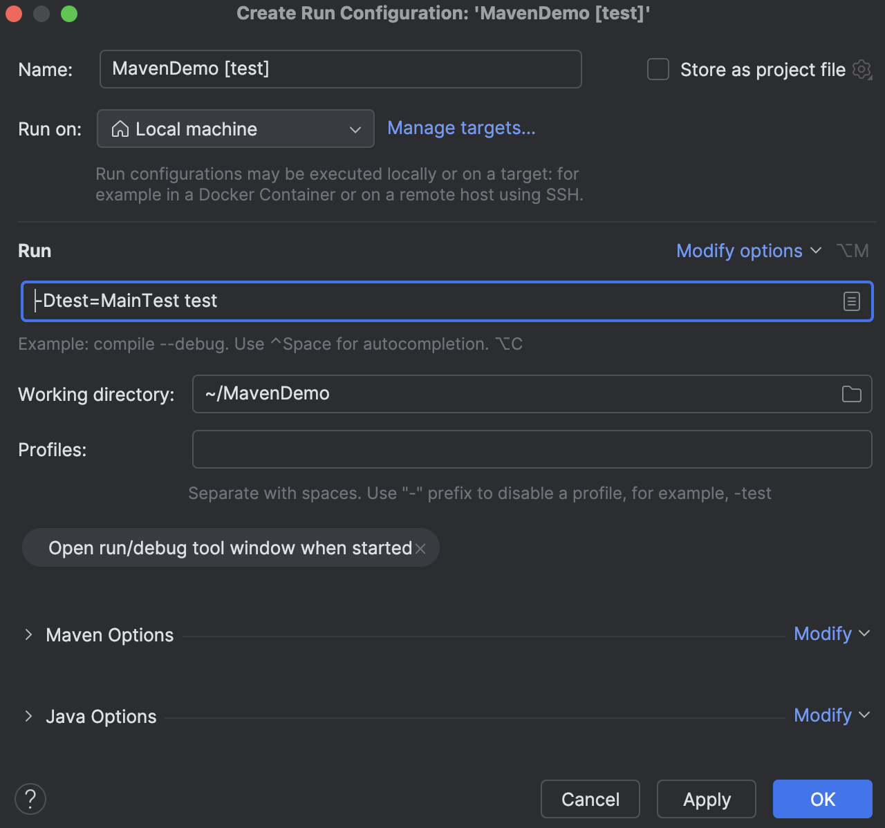 Maven 测试 | IntelliJ IDEA 文档