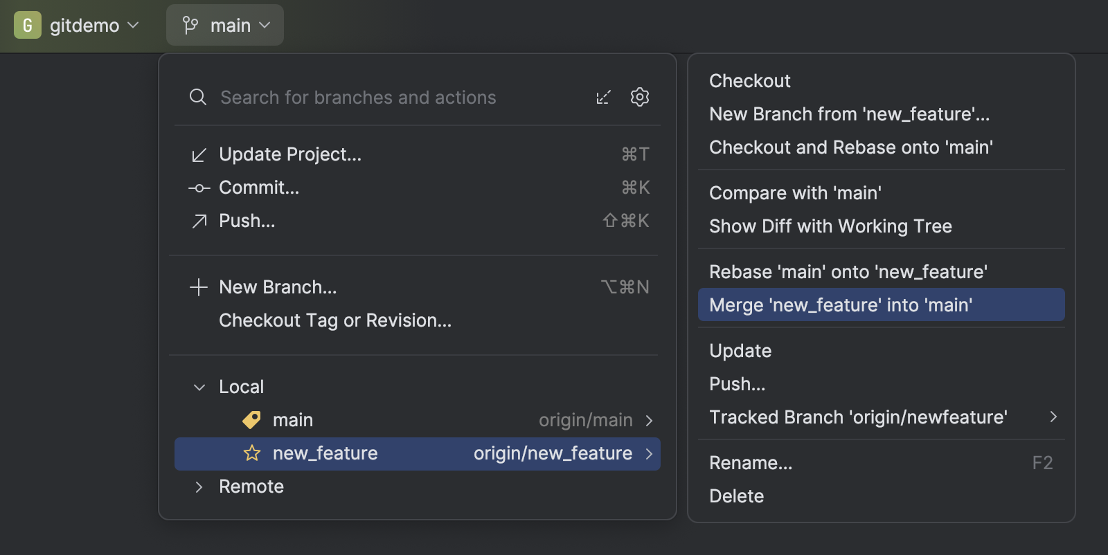 Tutorial: Getting started with Git in WebStorm | WebStorm Documentation
