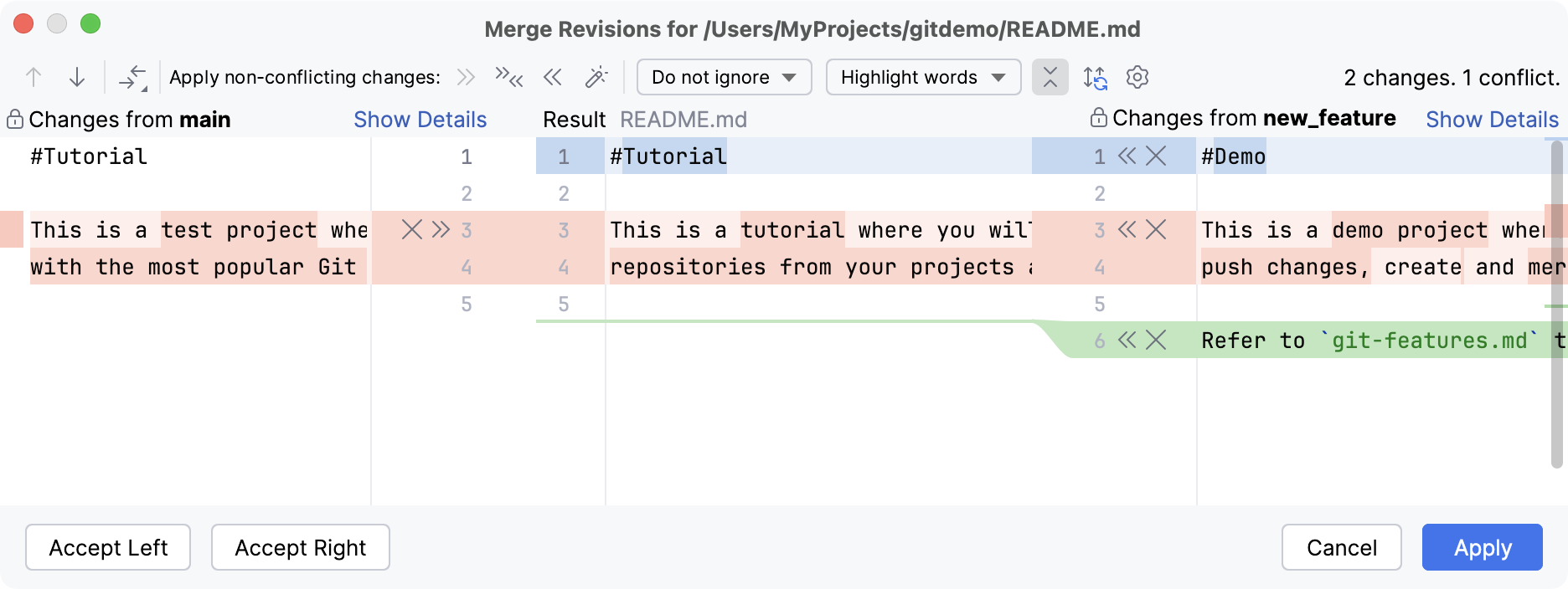 Tutorial: Getting started with Git in WebStorm | WebStorm Documentation