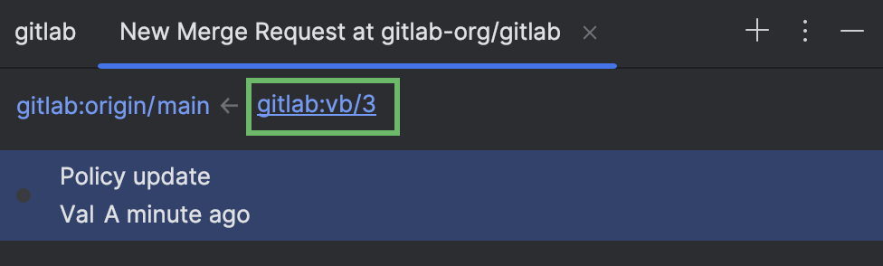 使用 GitLab 合并请求 | IntelliJ IDEA 文档