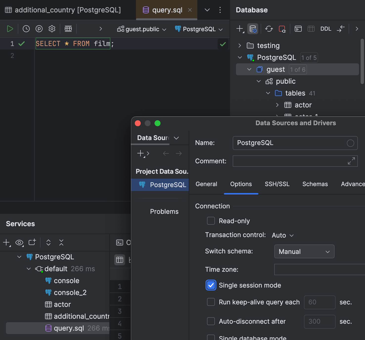 Sessions | WebStorm Documentation