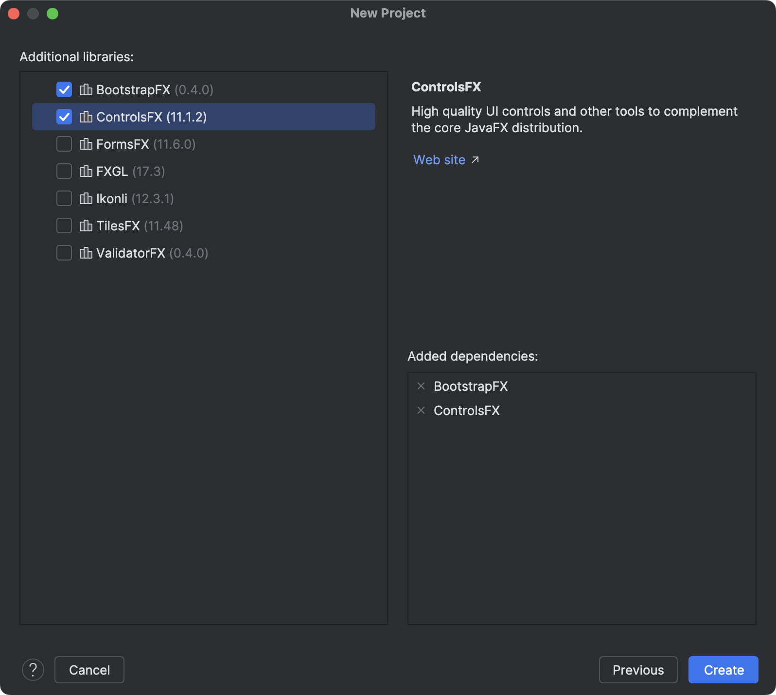 创建一个新的 JavaFX 项目 | IntelliJ IDEA 文档
