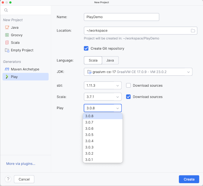 Play Framework | IntelliJ IDEA 文档