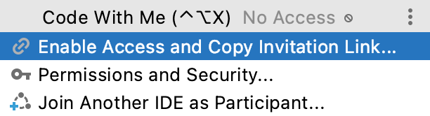 开始使用 Code With Me | PyCharm 文档